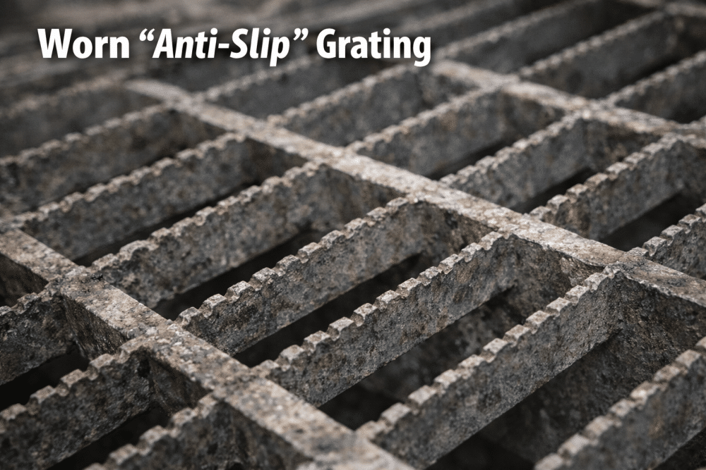 'Anti-Slip' Grating Stairs: Why Slips Still Happen